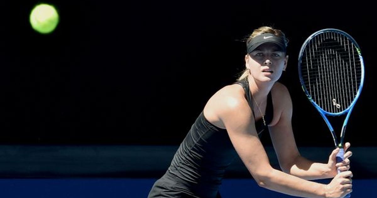 2018 Australian Open practice: Maria Sharapova looks to win the ...