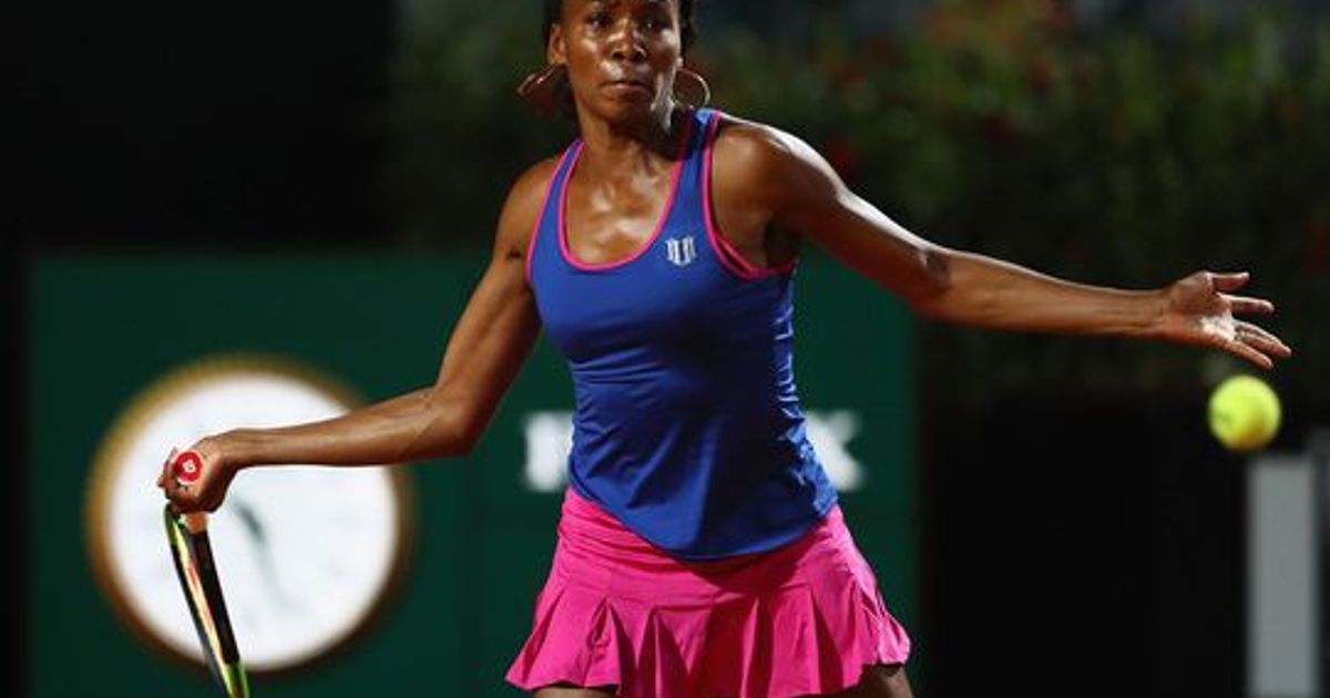 Rome shot of the day: Venus Williams pulls off a skillful dropshot
