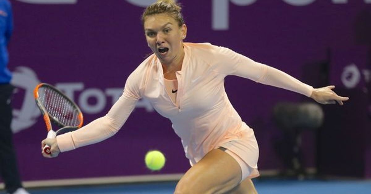 2018 Qatar Shot of the Day: A magical forehand from Simona Halep