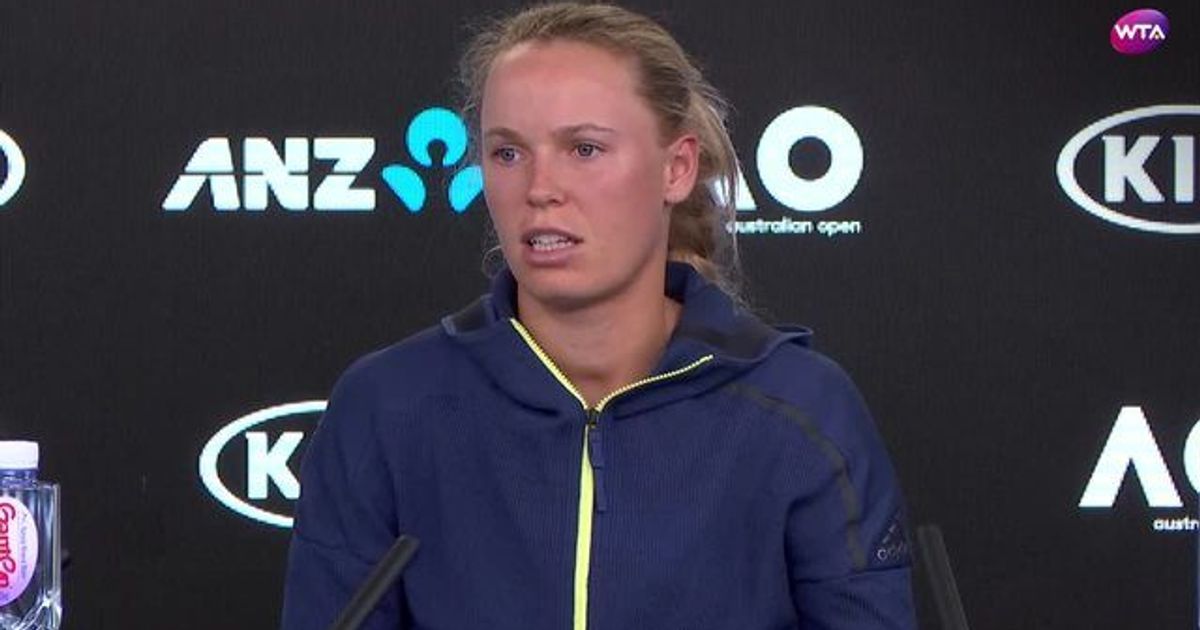 2018 Australian Open press conference: Caroline Wozniacki defeats Carla ...