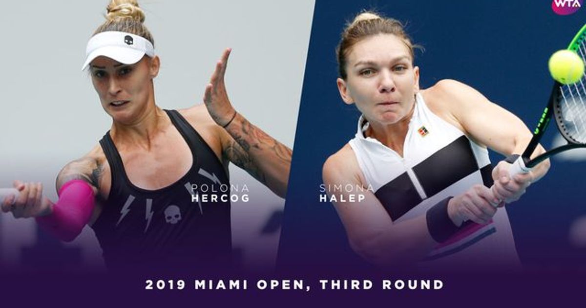 2019 Miami Highlights: Halep halts Hercog