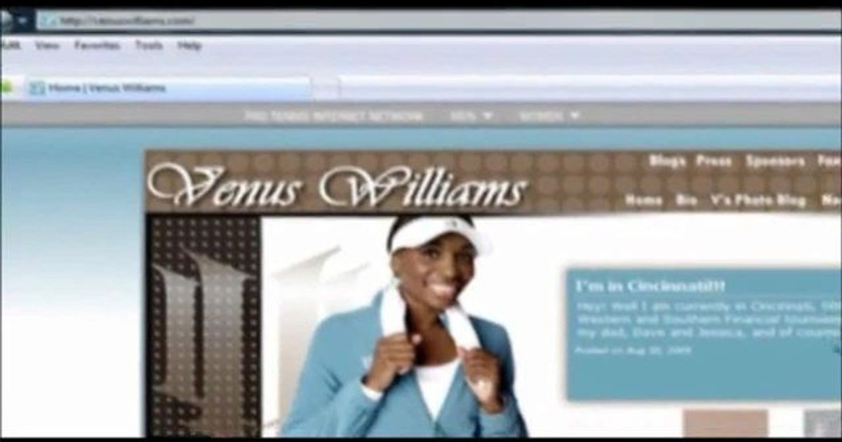 Venus Website w/ Throw