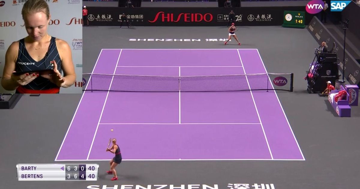 2019 WTA Finals My Performance: Bertens overcomes Barty