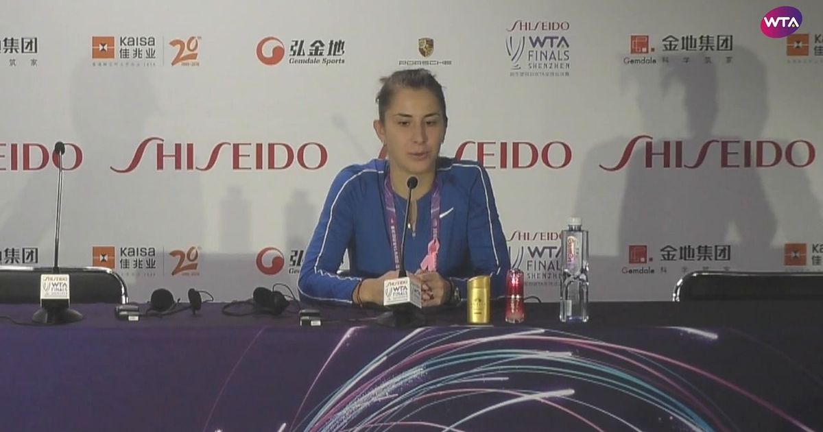 2019 WTA Finals press conference: Bencic ’It feels pretty amazing’