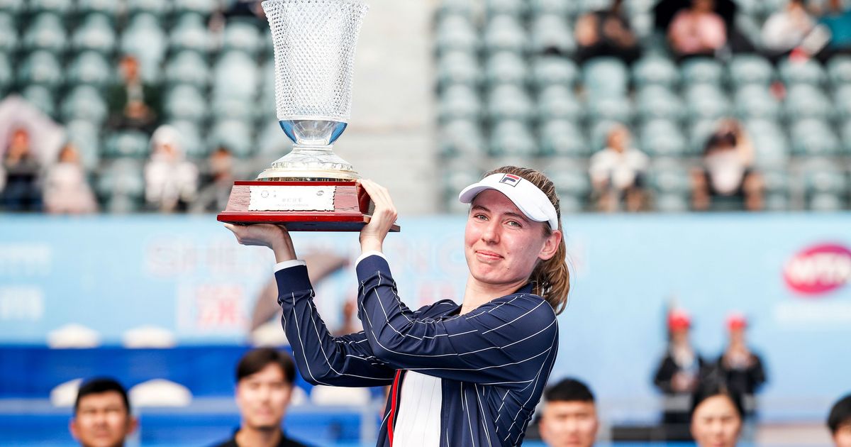 Alexandrova downs Rybakina in Shenzhen for maiden title: The first one ...