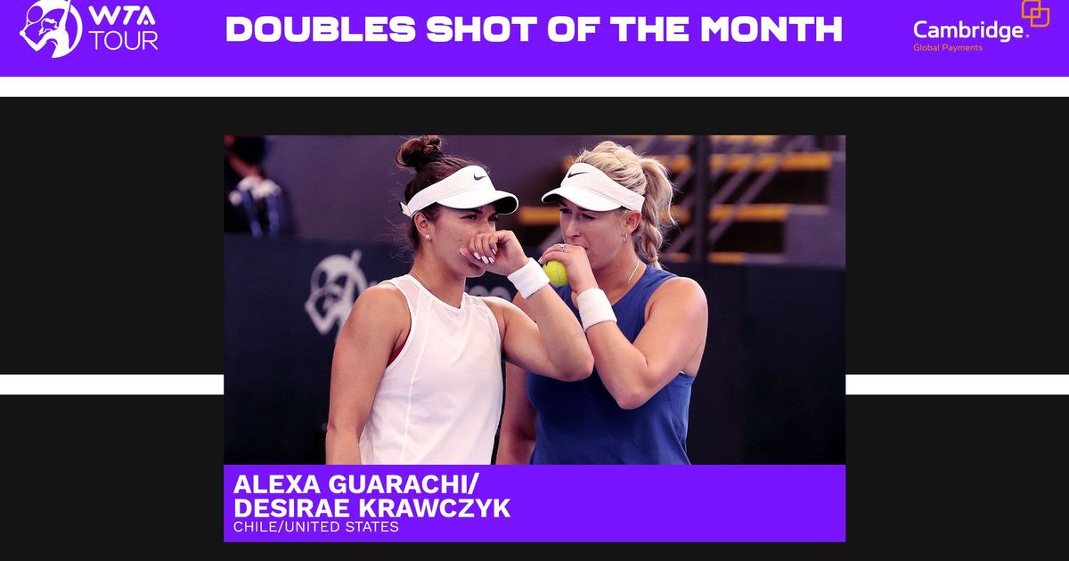 May doubles Shot of the Month winner: Desirae Krawczyk (and Alexa Guarachi)