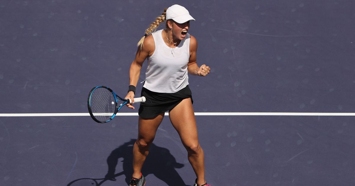 Putintseva triumphs in all-Kazakh derby to upset Rybakina: Indian Wells ...