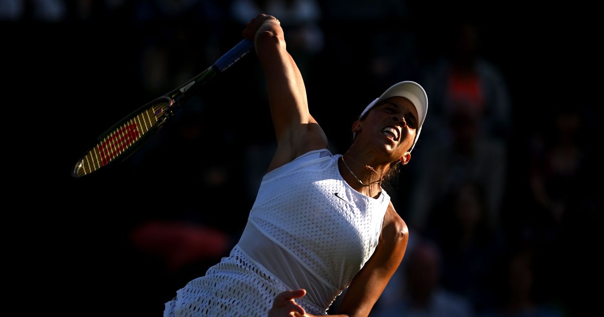 Behind unstoppable first serve, Keys reaches third round at Wimbledon