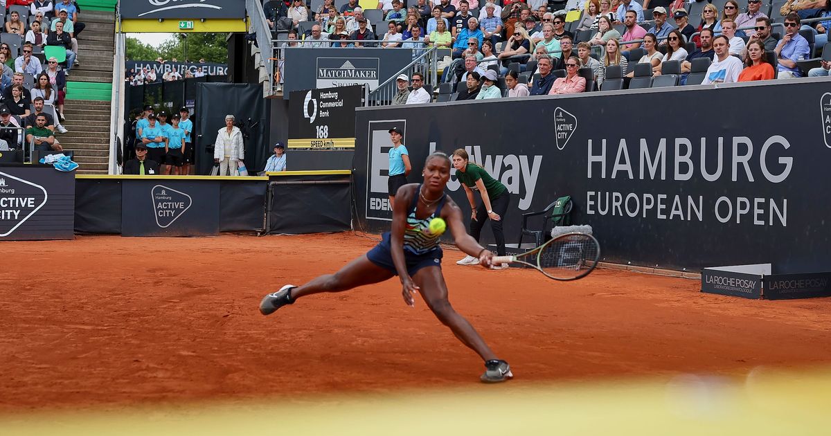 Hamburg: Noha Akugue defeats Shnaider to make first WTA final on debut