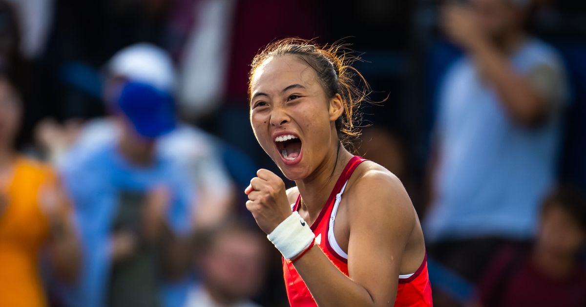 Zheng Qinwen dazzles with defense on a landmark day for Chinese tennis