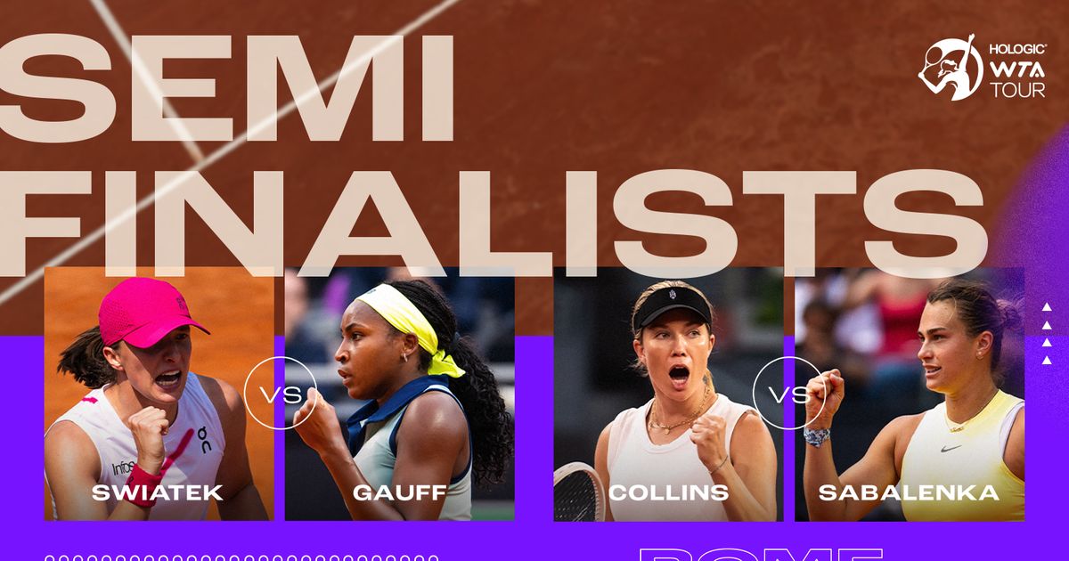 Rome 2024: From Swiatek to Collins, meet the semifinalists