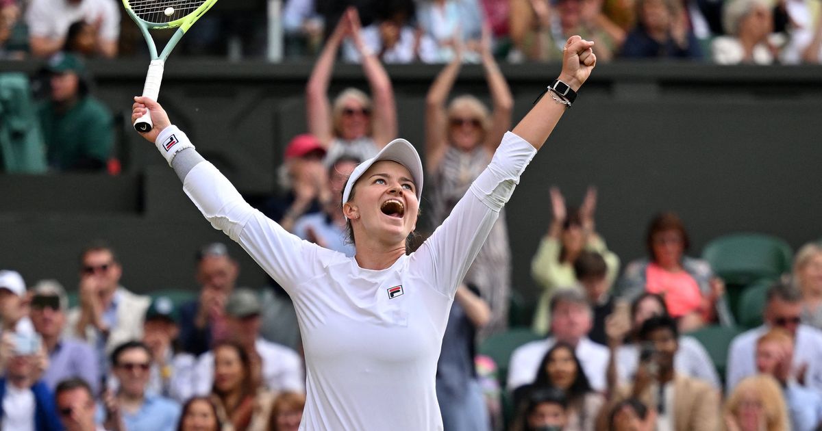 Krejcikova topples Rybakina to reach Wimbledon final