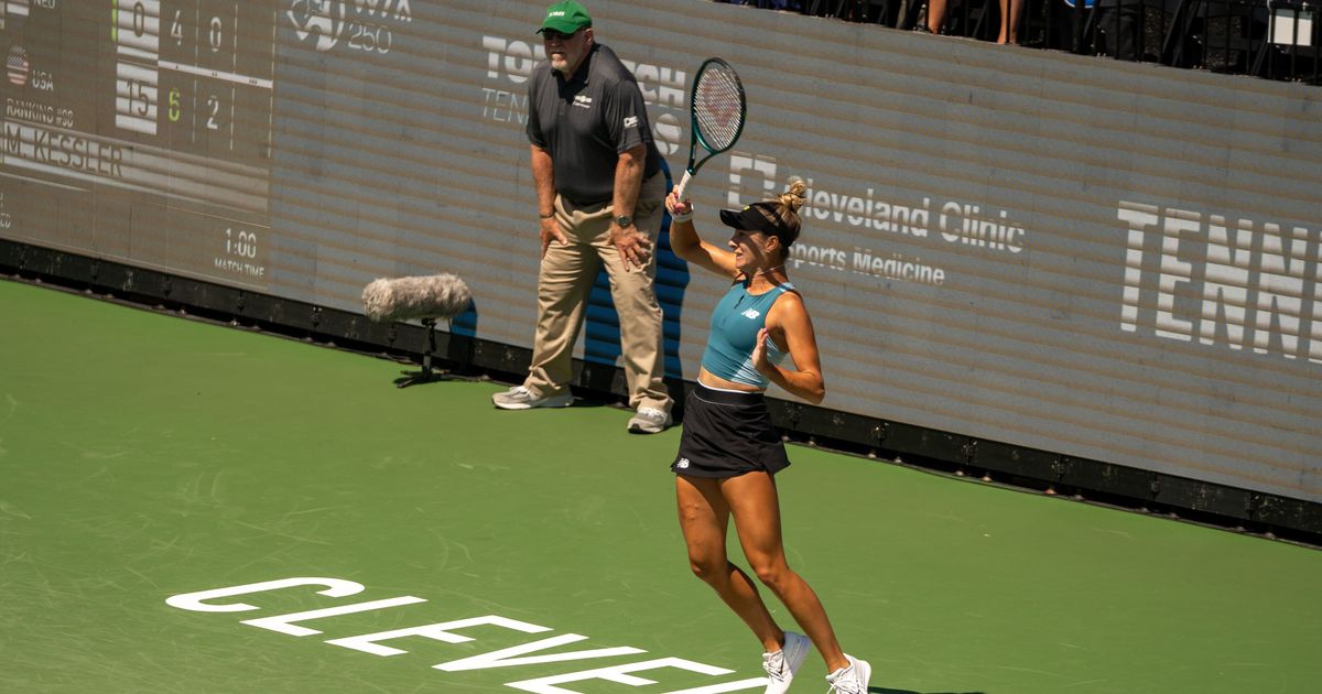 Wild card Kessler takes out Rus in Cleveland to reach first WTA semifinal