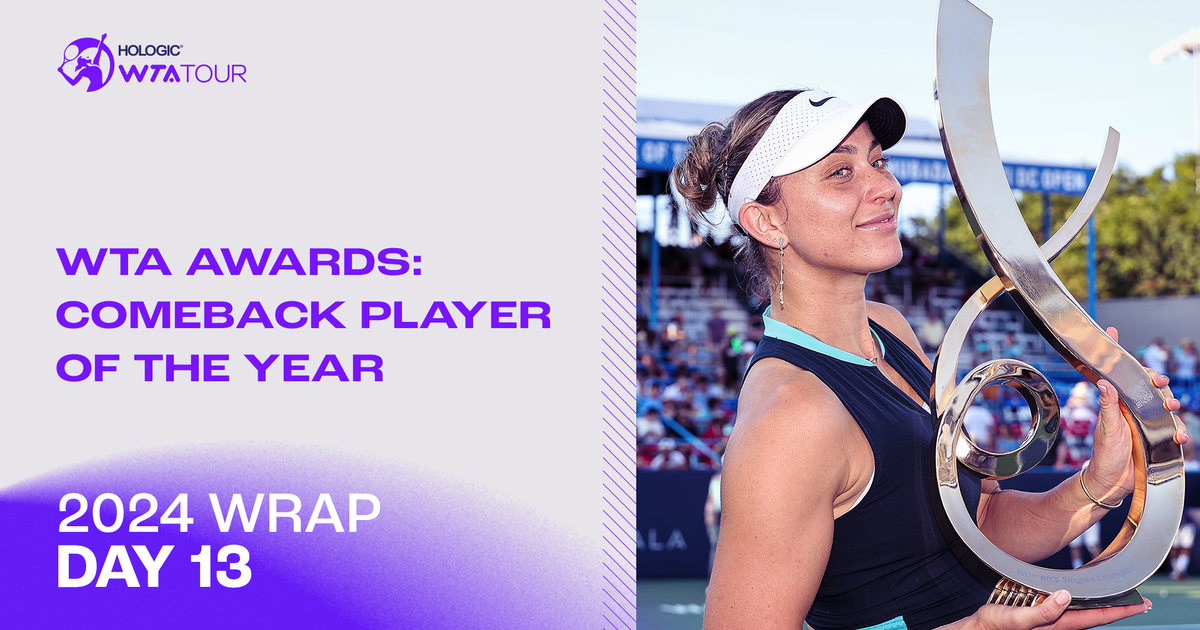 WTA Awards: Paula Badosa wins Comeback Player of the Year