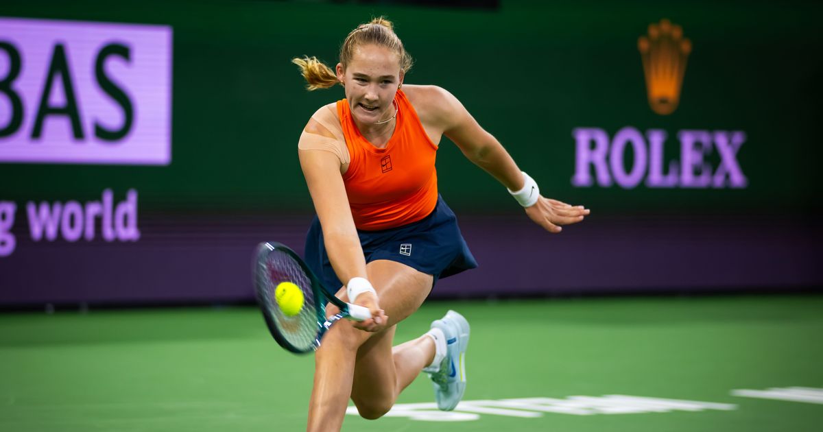Andreeva bests Tauson again to set Rybakina showdown in Indian Wells
