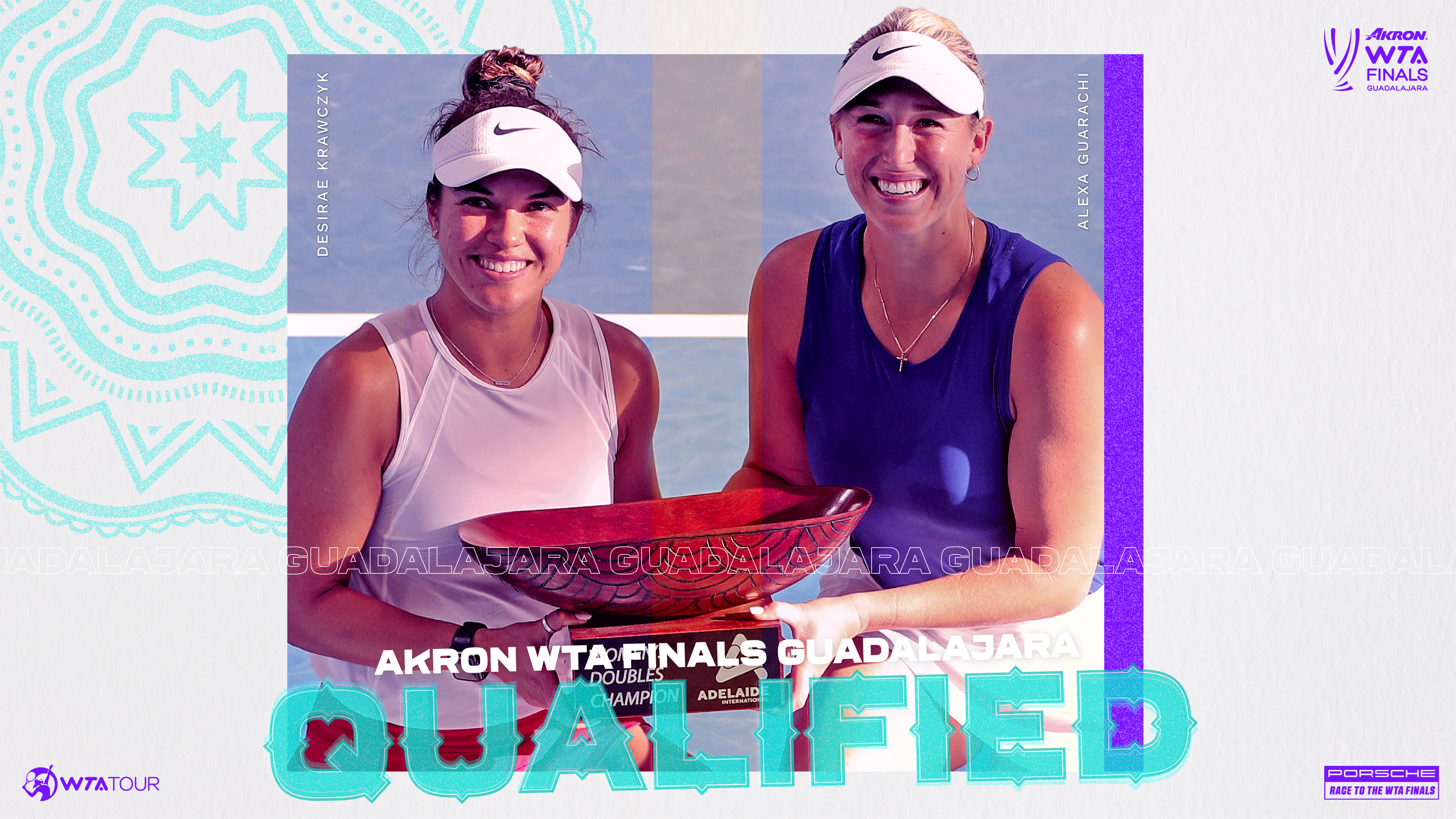 Doubles field set for 2021 Akron WTA Finals Guadalajara