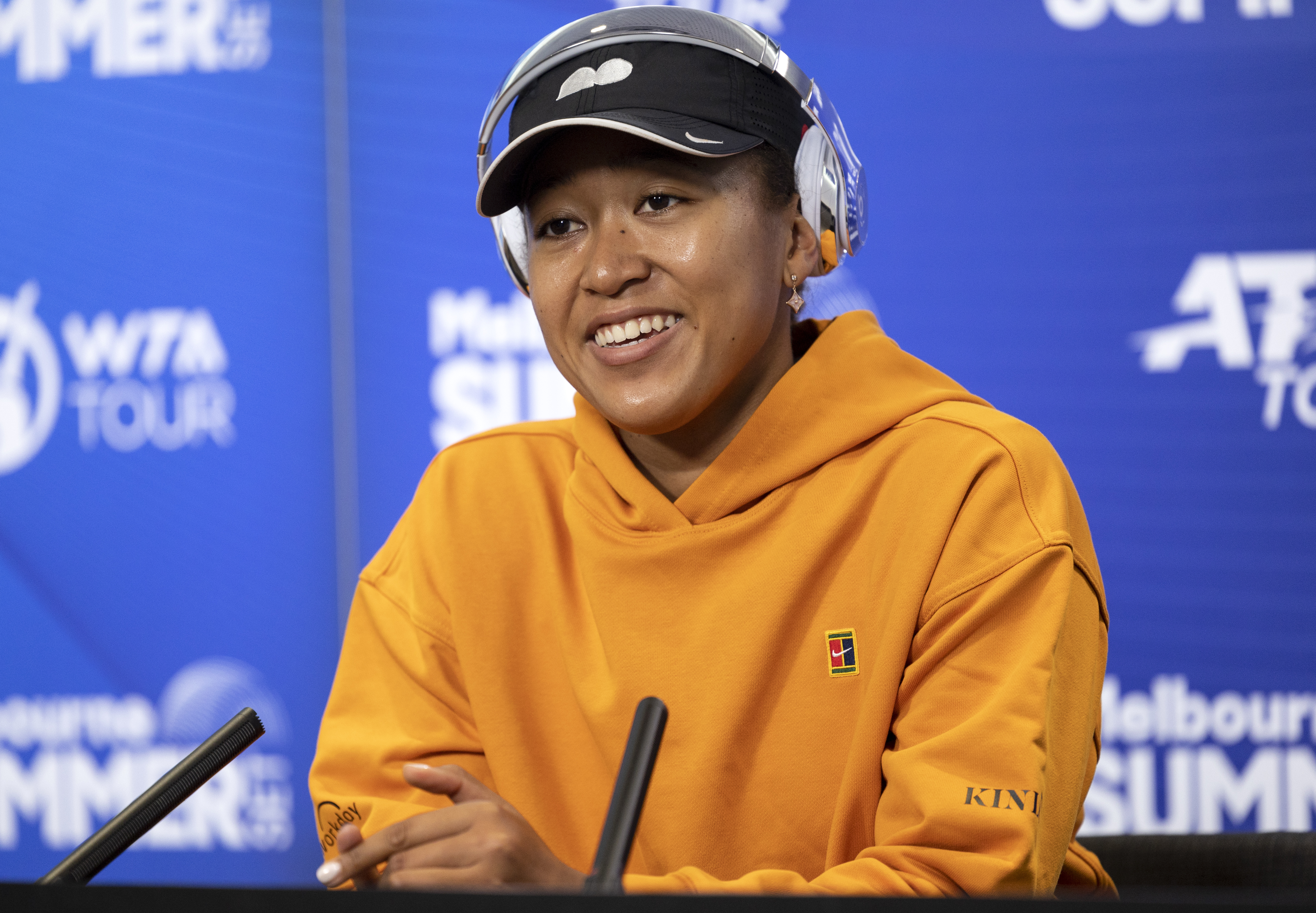 Osaka on her Melbourne return: 'I'm really happy to be sitting here ...
