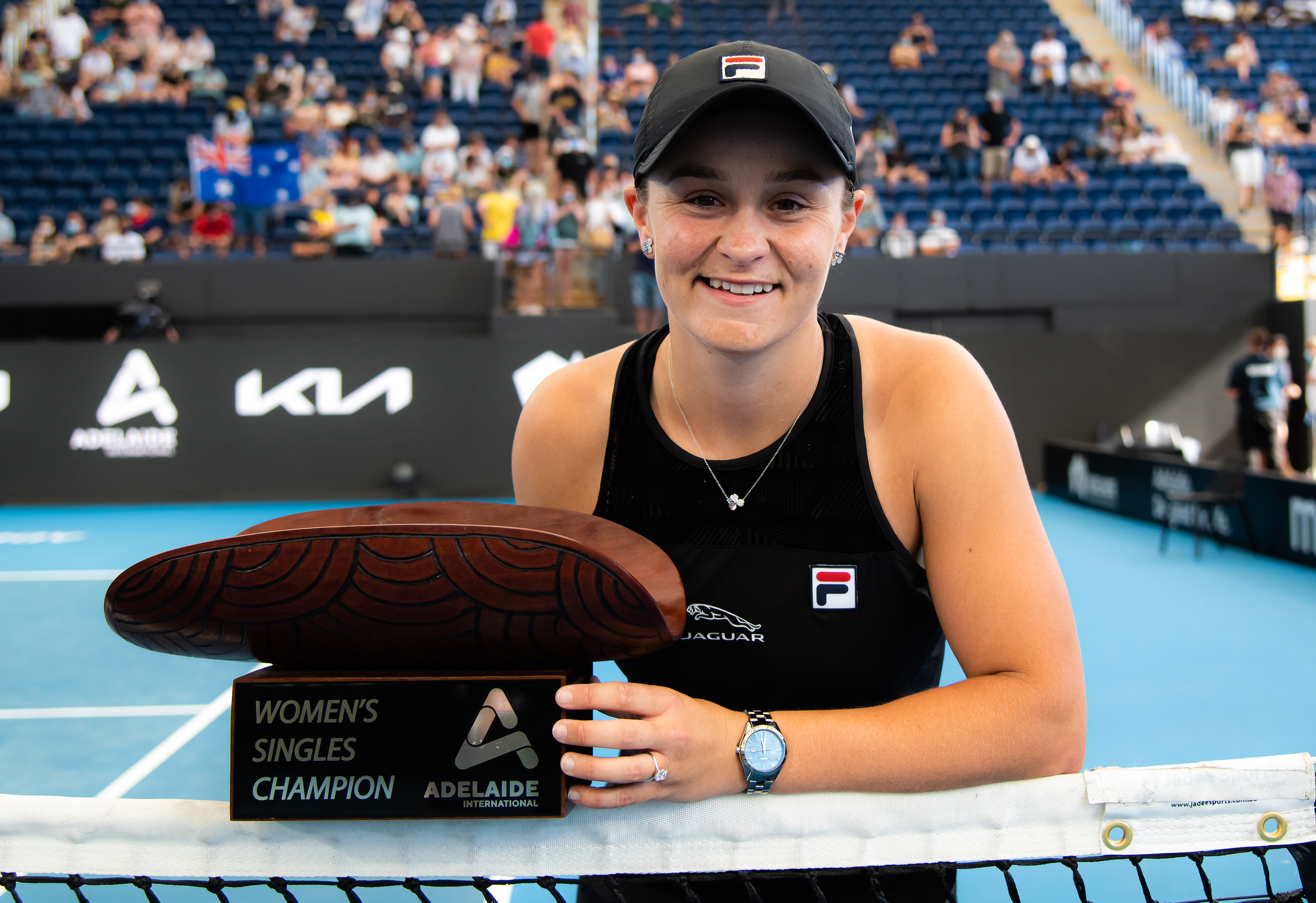 Barty rolls past Rybakina to second Adelaide title; sweeps doubles with ...