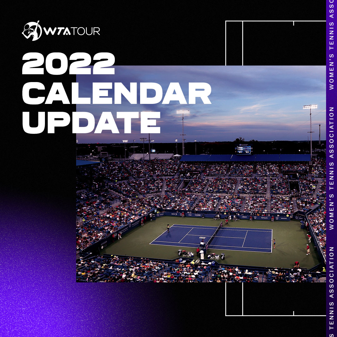 WTA announces further updates to 2022 season