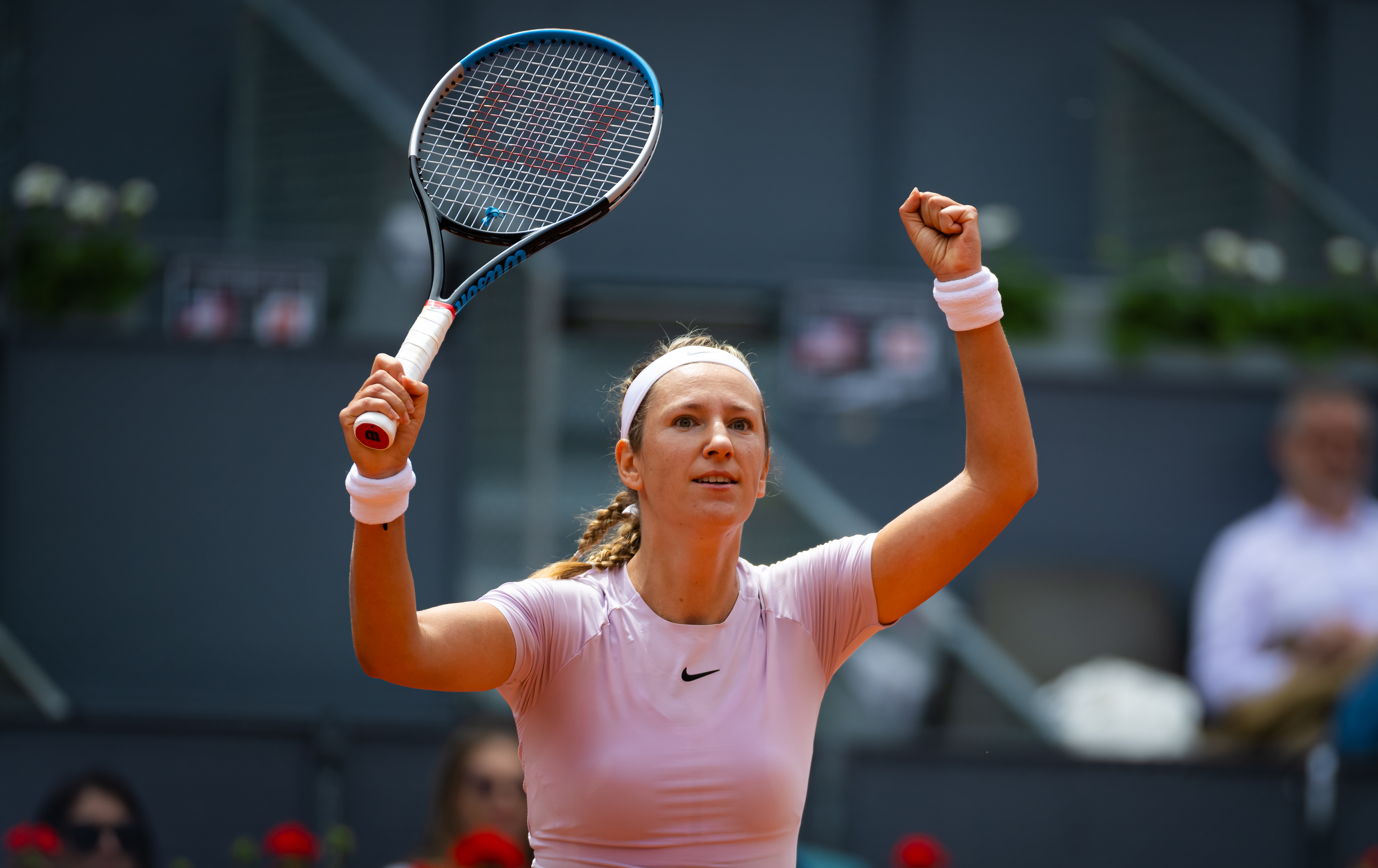 Azarenka grits past Zidansek to reach Madrid Round of 16