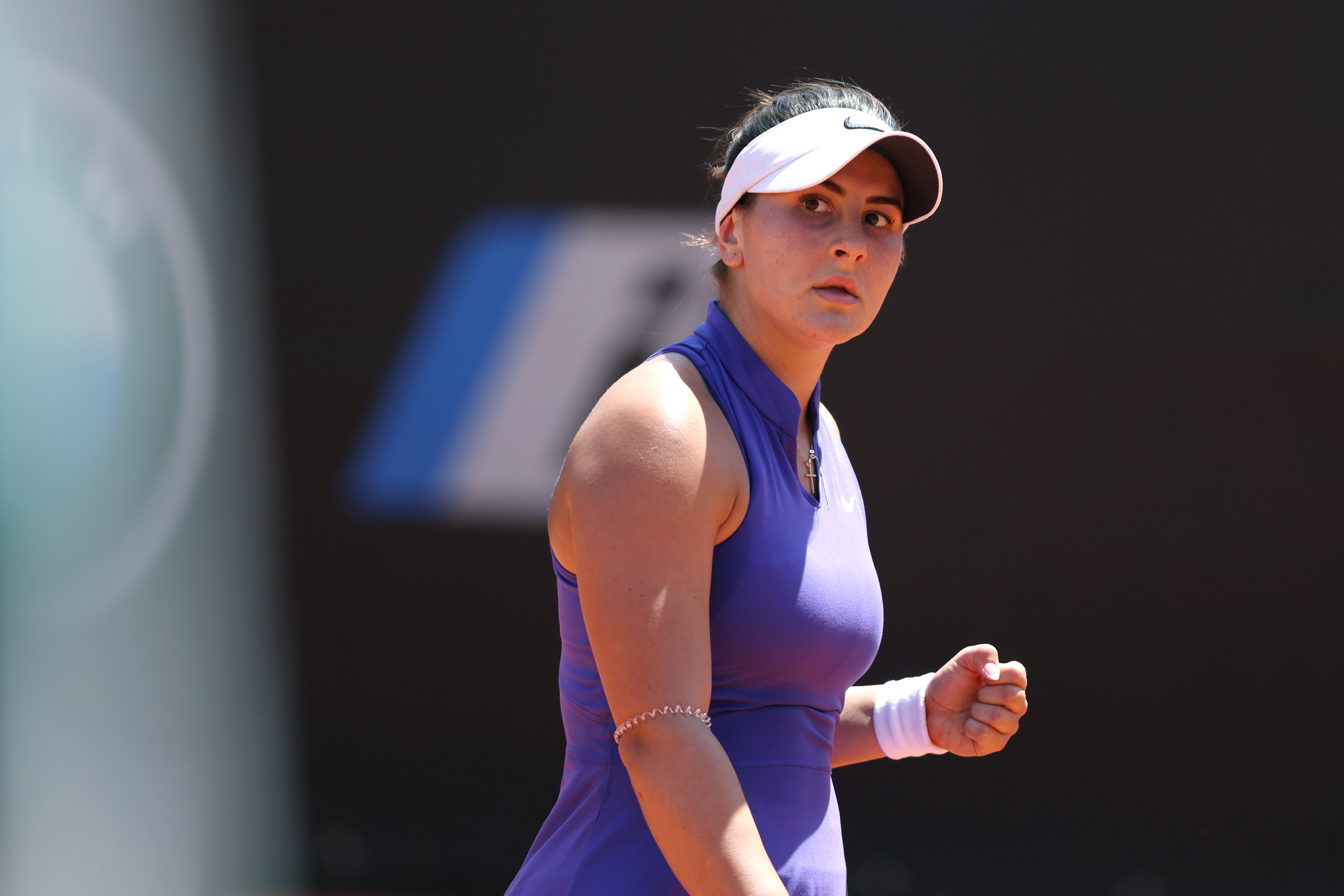 Rome: Andreescu overcomes Martic to reach 1st clay WTA 1000 QF