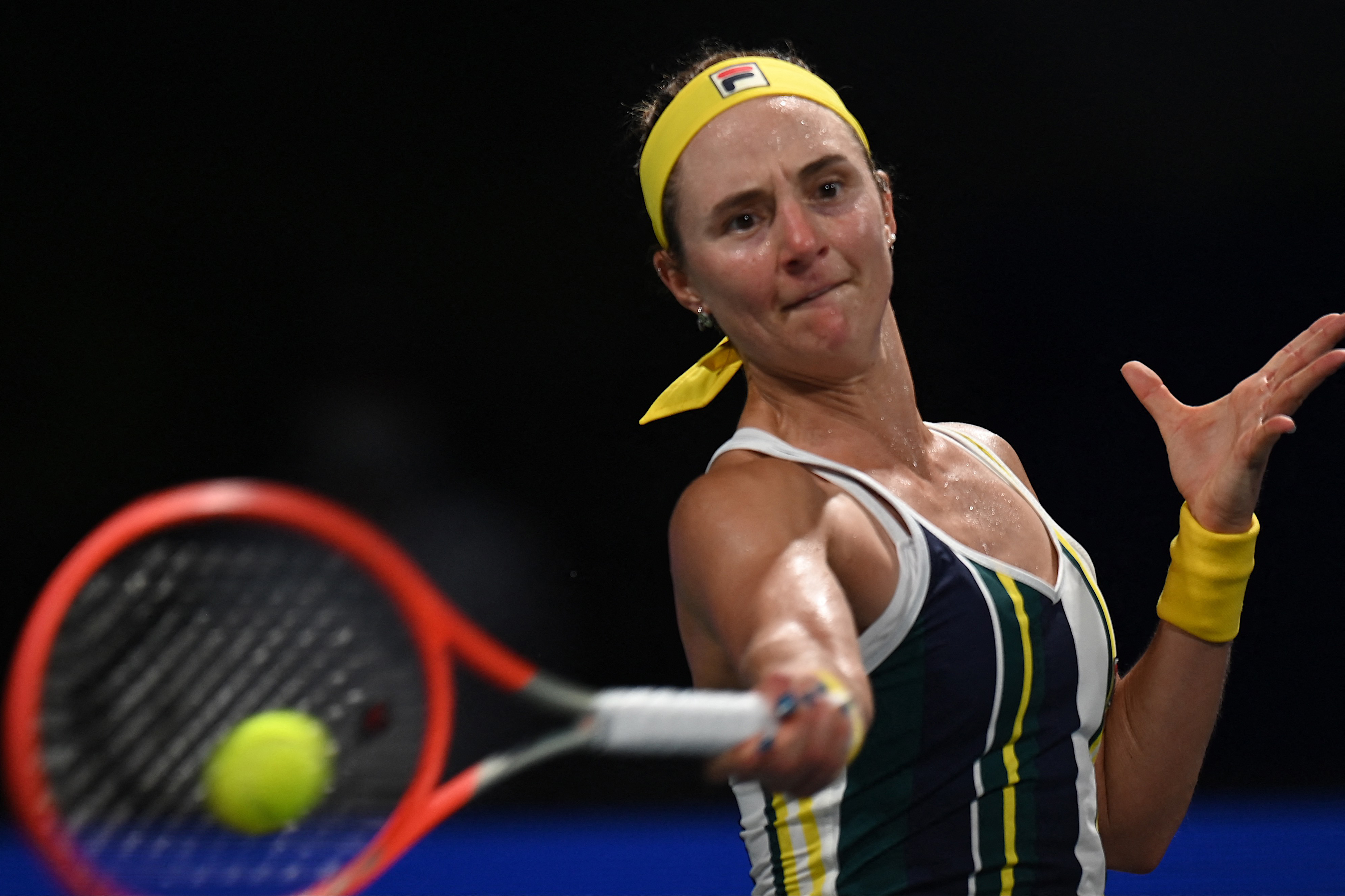 Podoroska comes back from the brink to upset Maria in Chennai