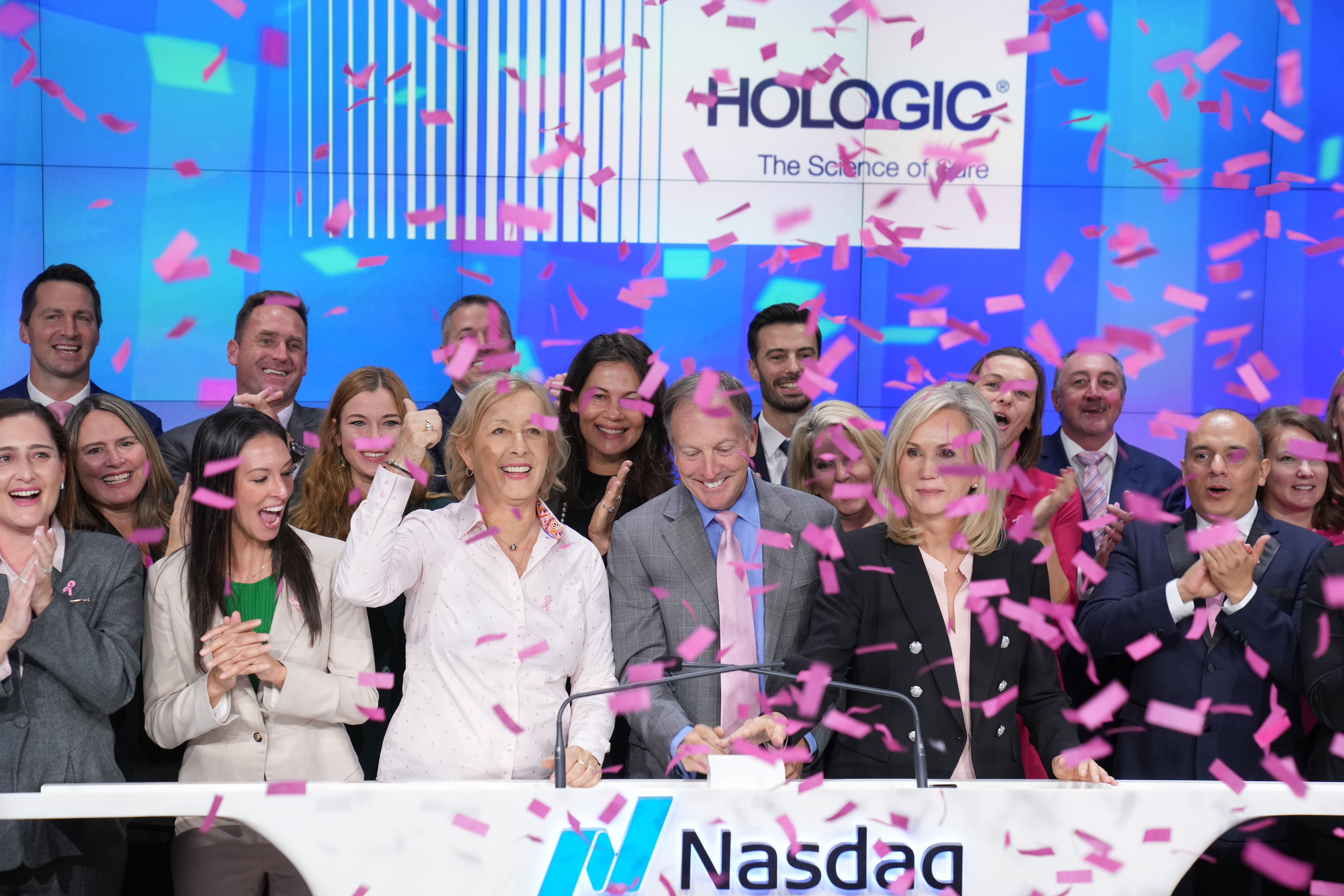 Hologic rings Nasdaq opening bell to kick off breast cancer awareness month
