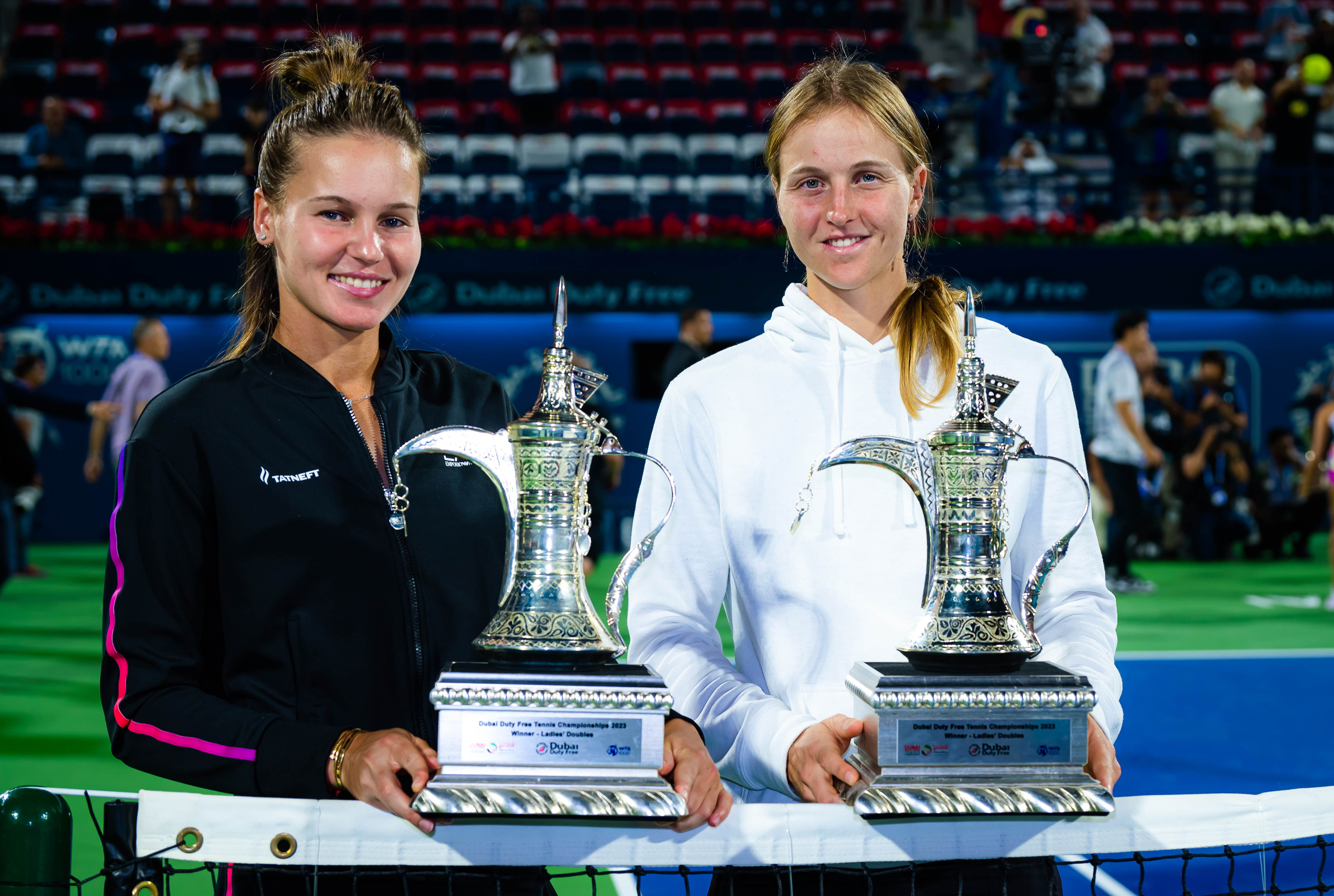 Champions Corner: Kudermetova, Samsonova cement partnership in Dubai