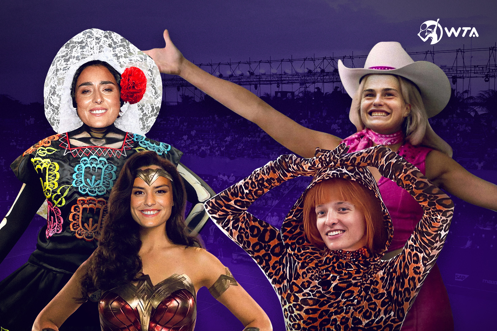WTA Finals players share their spook-tacular Halloween costumes