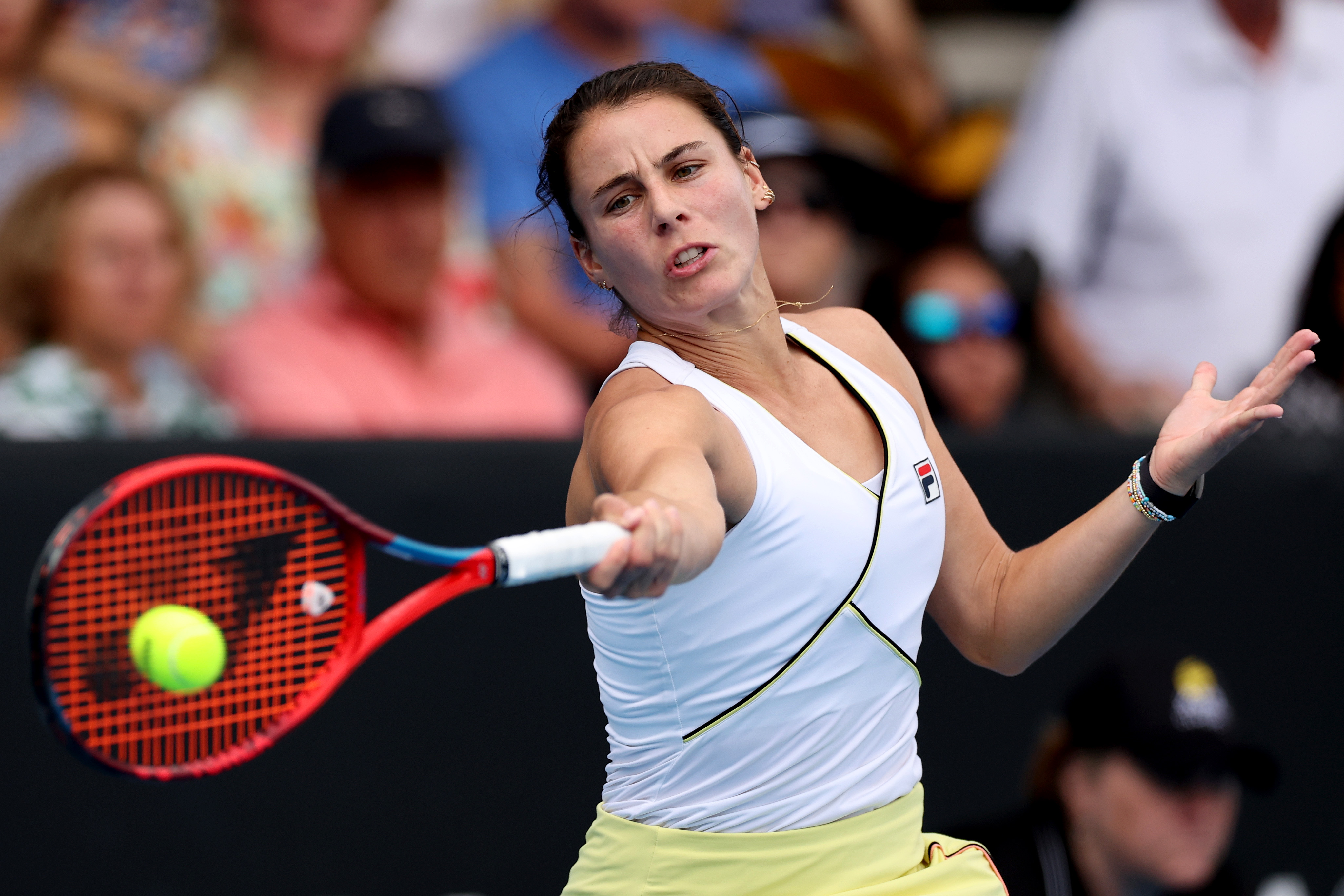 No.2 seed Navarro overhauls Burel from a break down in the third set