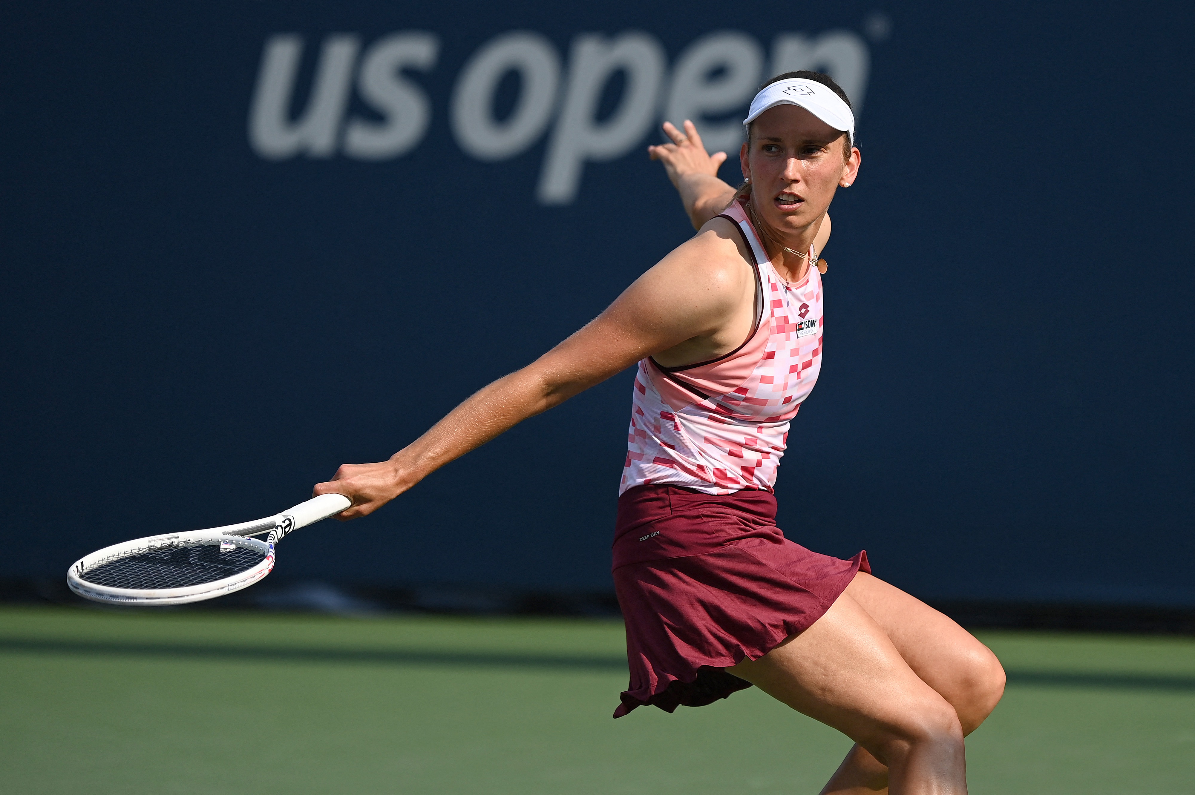 Hot shot: Elise Mertens shows off her exquisite touch