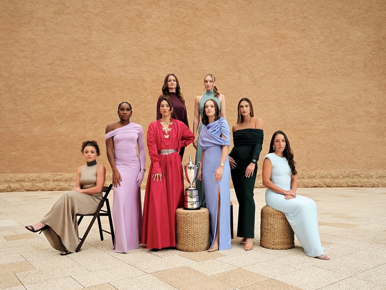 Revealed: 2024 WTA Finals Player Portraits Captured in Riyadh