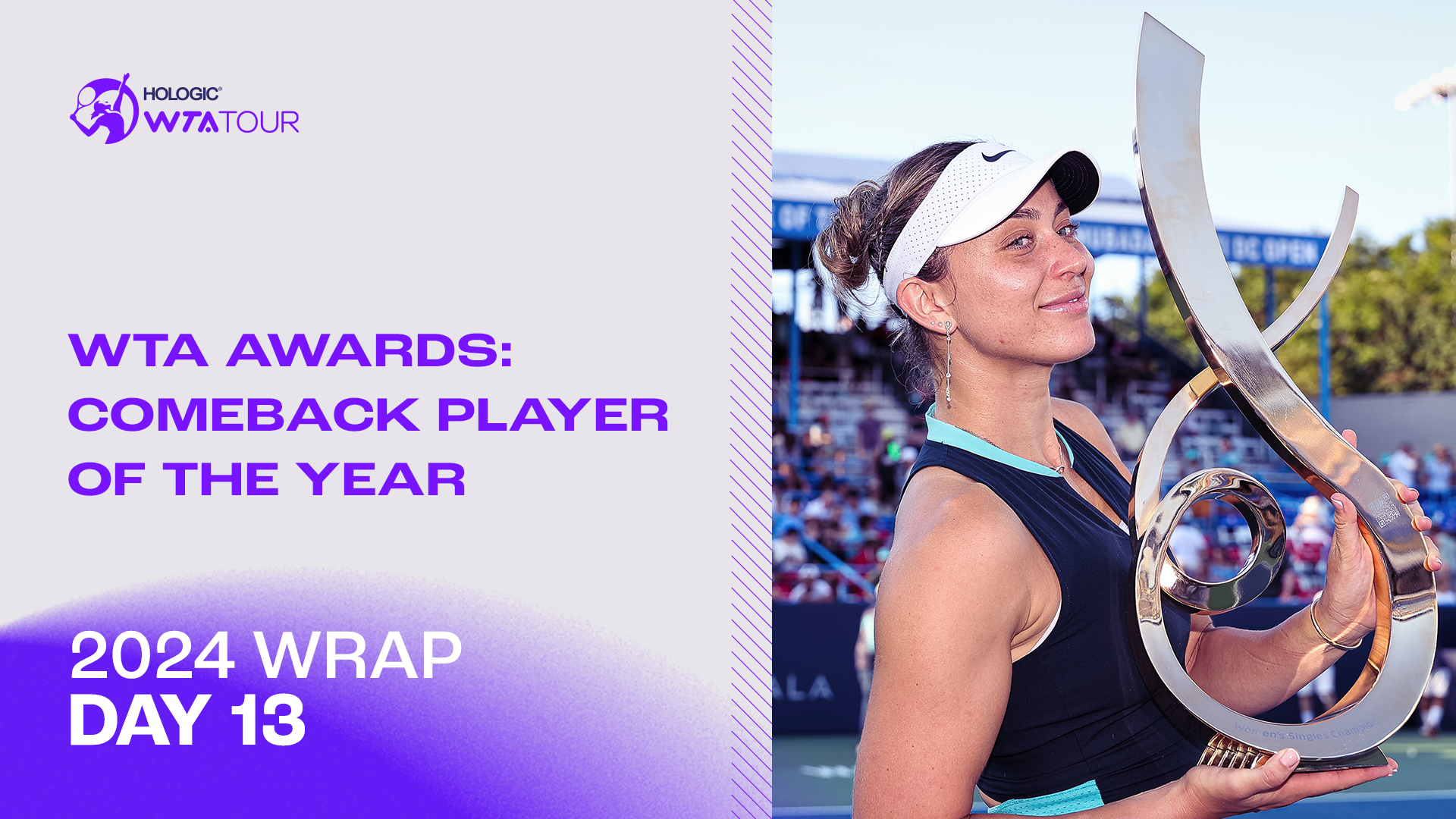 WTA Awards: Paula Badosa wins Comeback Player of the Year
