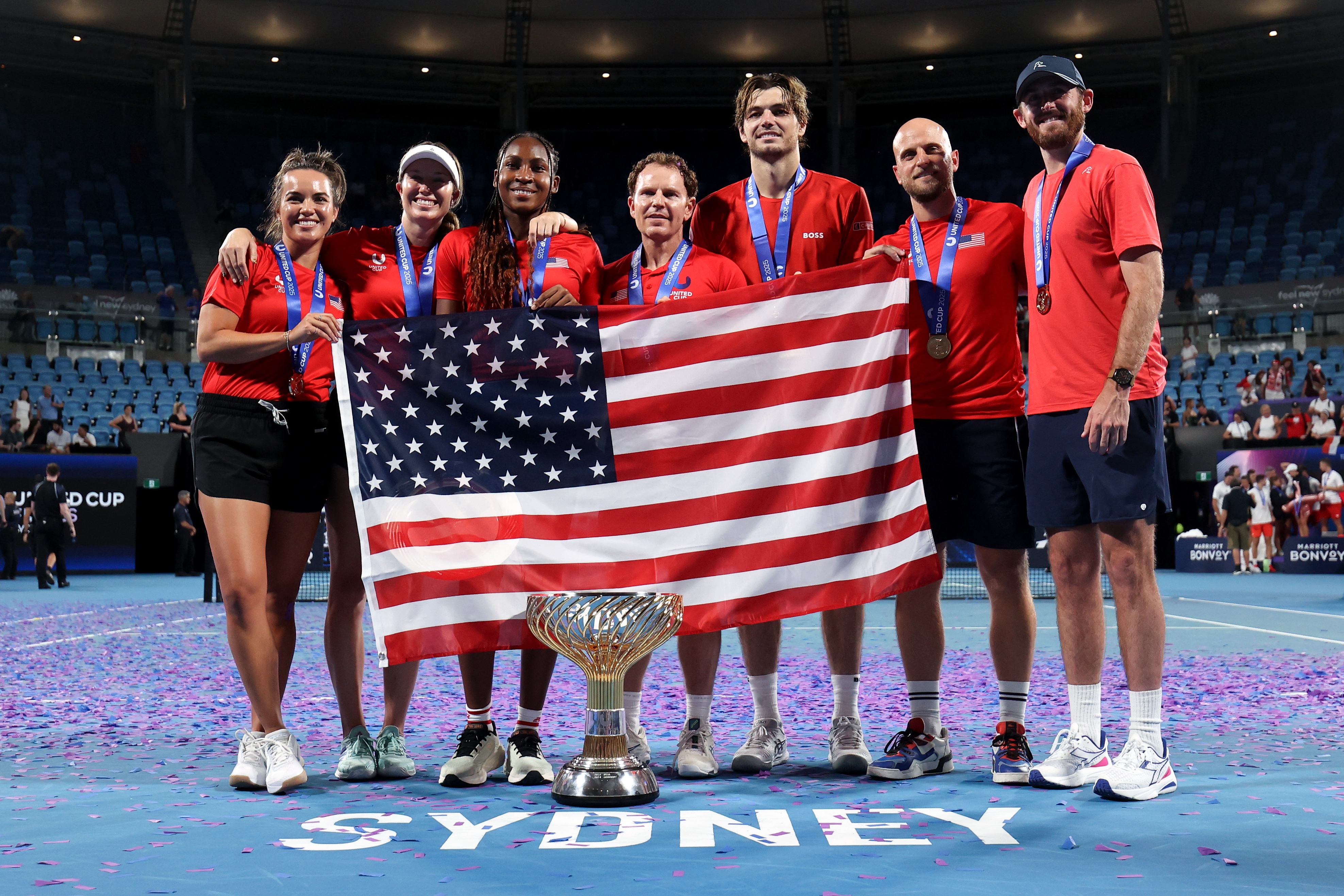 Stars and stripes reign in Sydney as Gauff and Fritz clinch United Cup