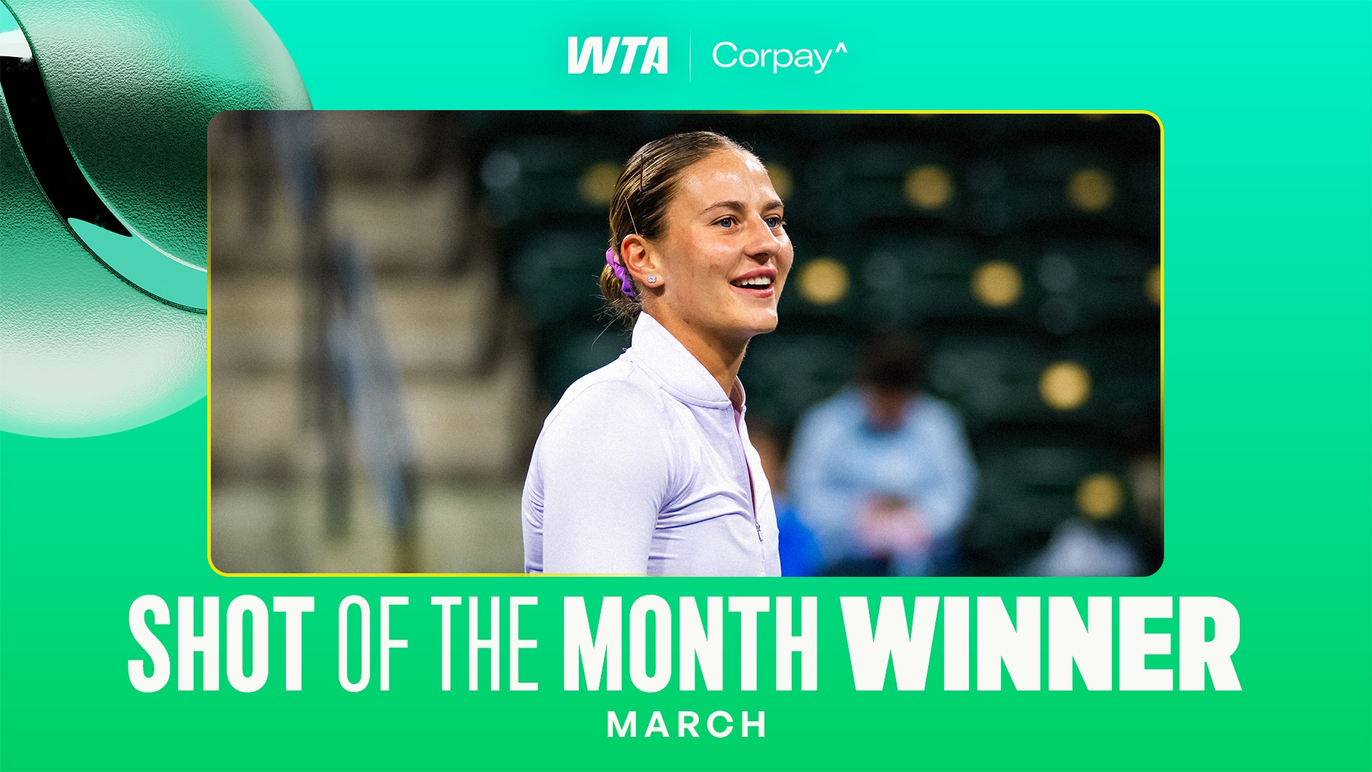 Shot of the Month: Kostyuk’s match-ending underarm ace in Miami