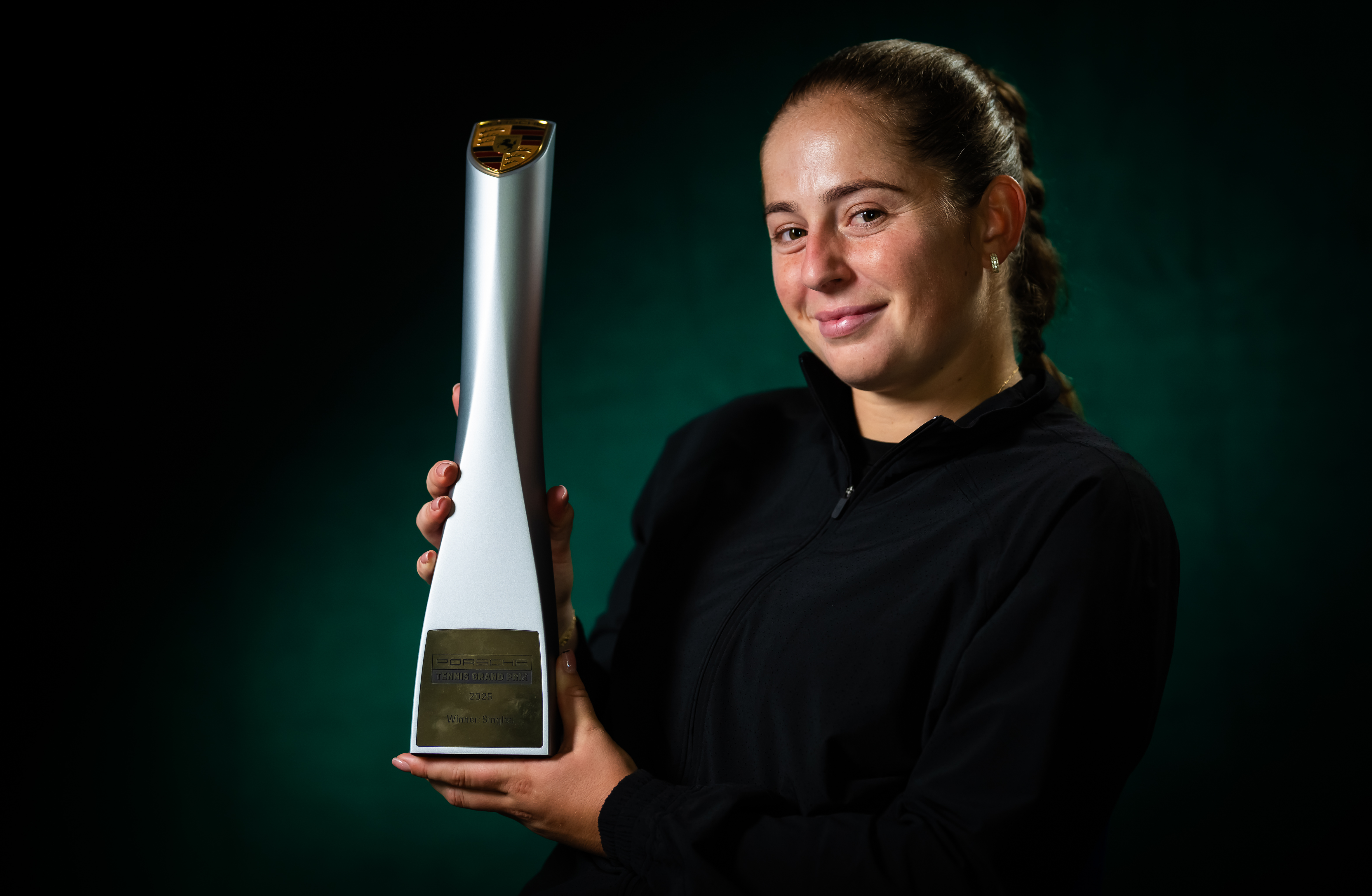 Eight years later, Ostapenko is still swinging freely and winning titles