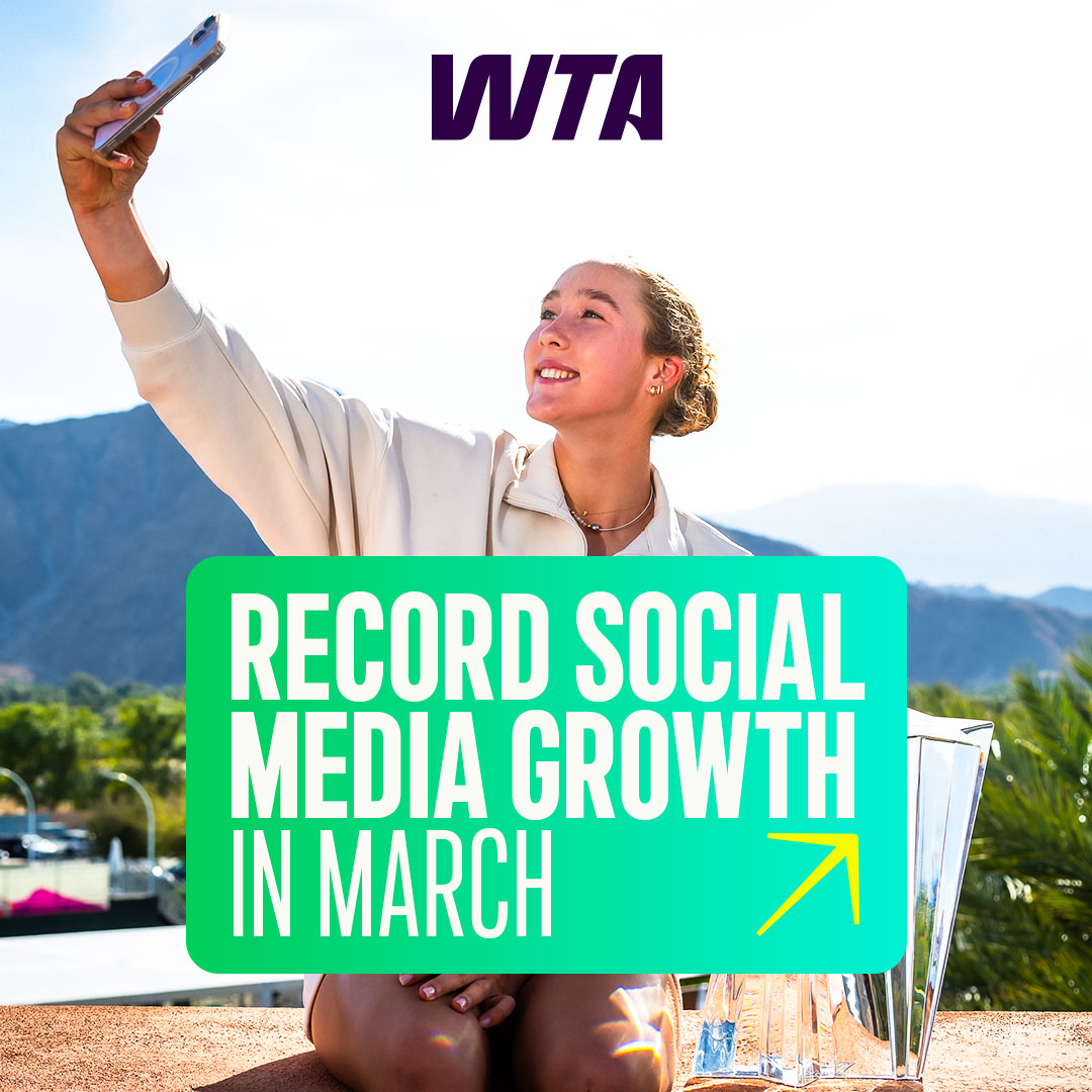 WTA sets new social media records in Q1 2025