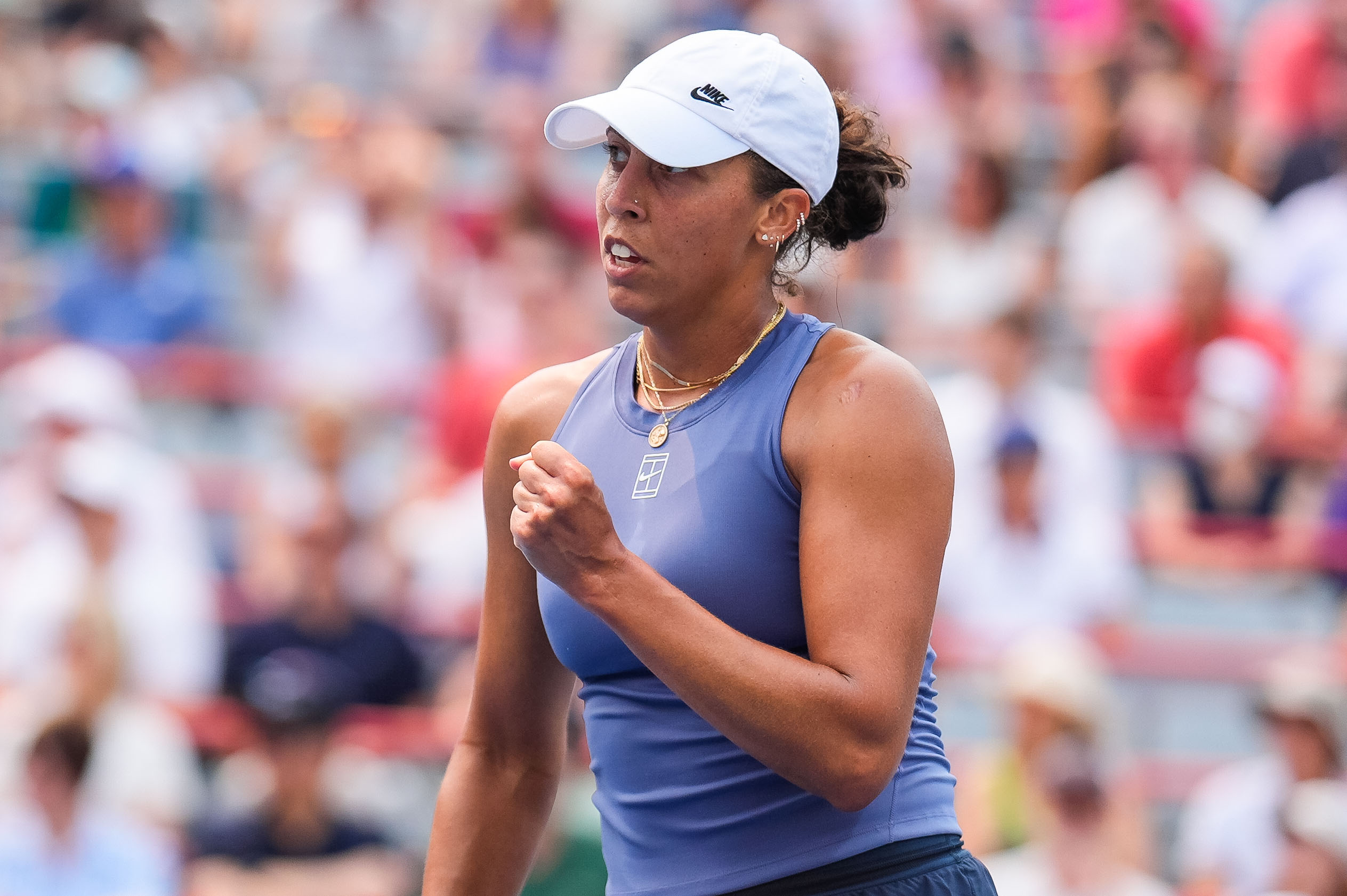 Hot shot: Keys foils Muchova's behind-the-back magic in Montreal