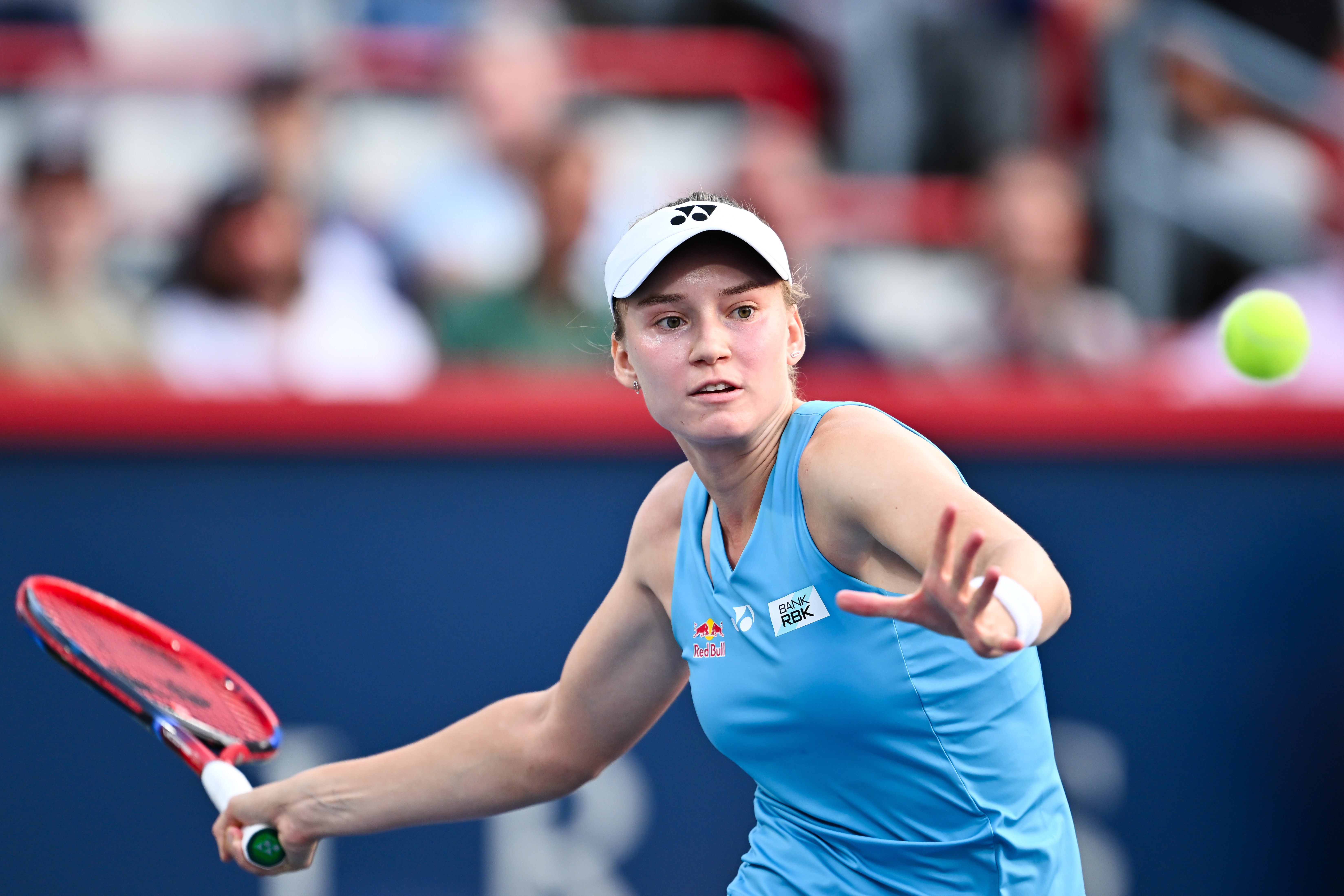 Rybakina moves into Montreal semis as Kostyuk retires