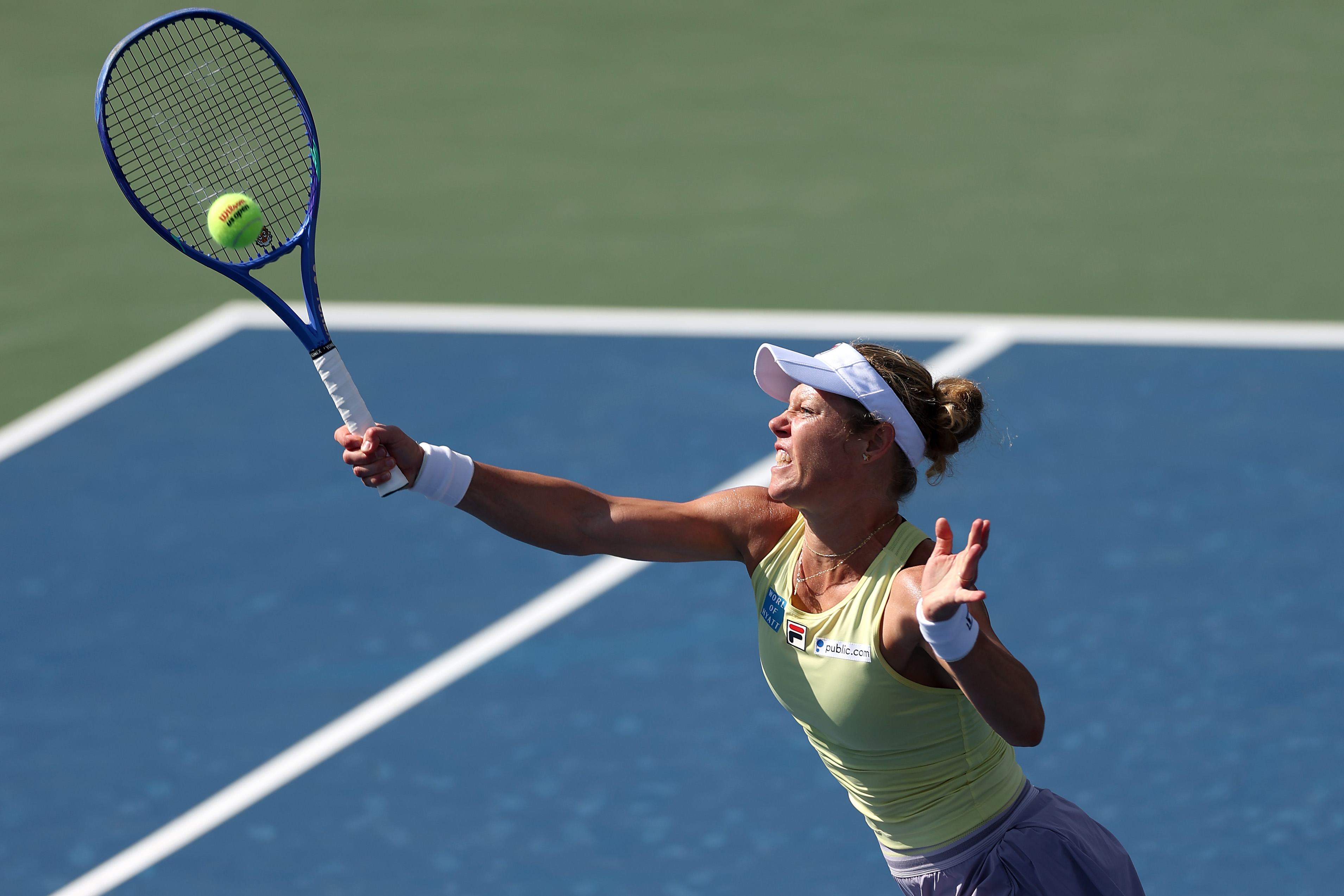 Siegemund continues year of upsets at US Open with defeat of Shnaider