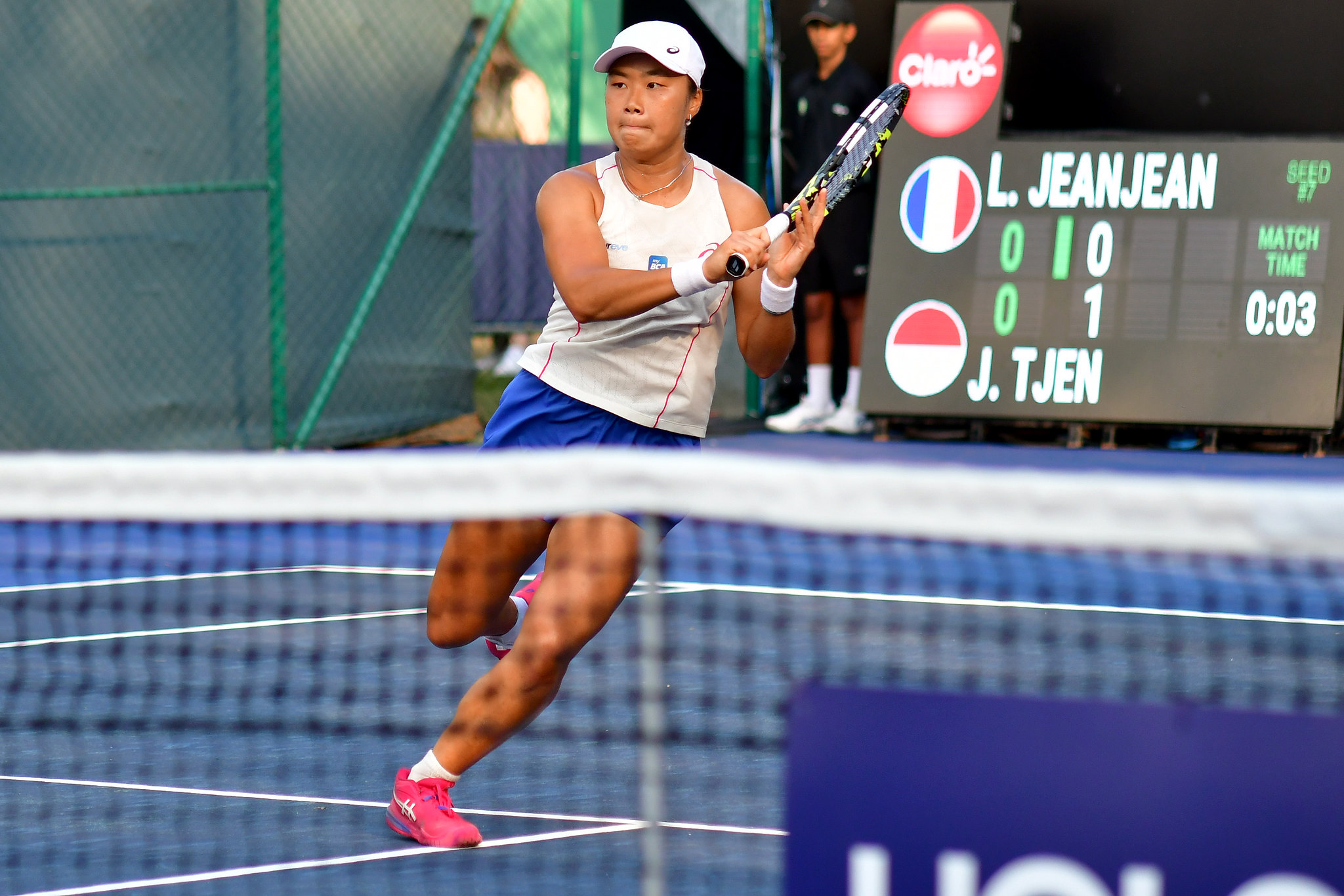 Tjen speeds past Jeanjean in straight sets in Sao Paulo