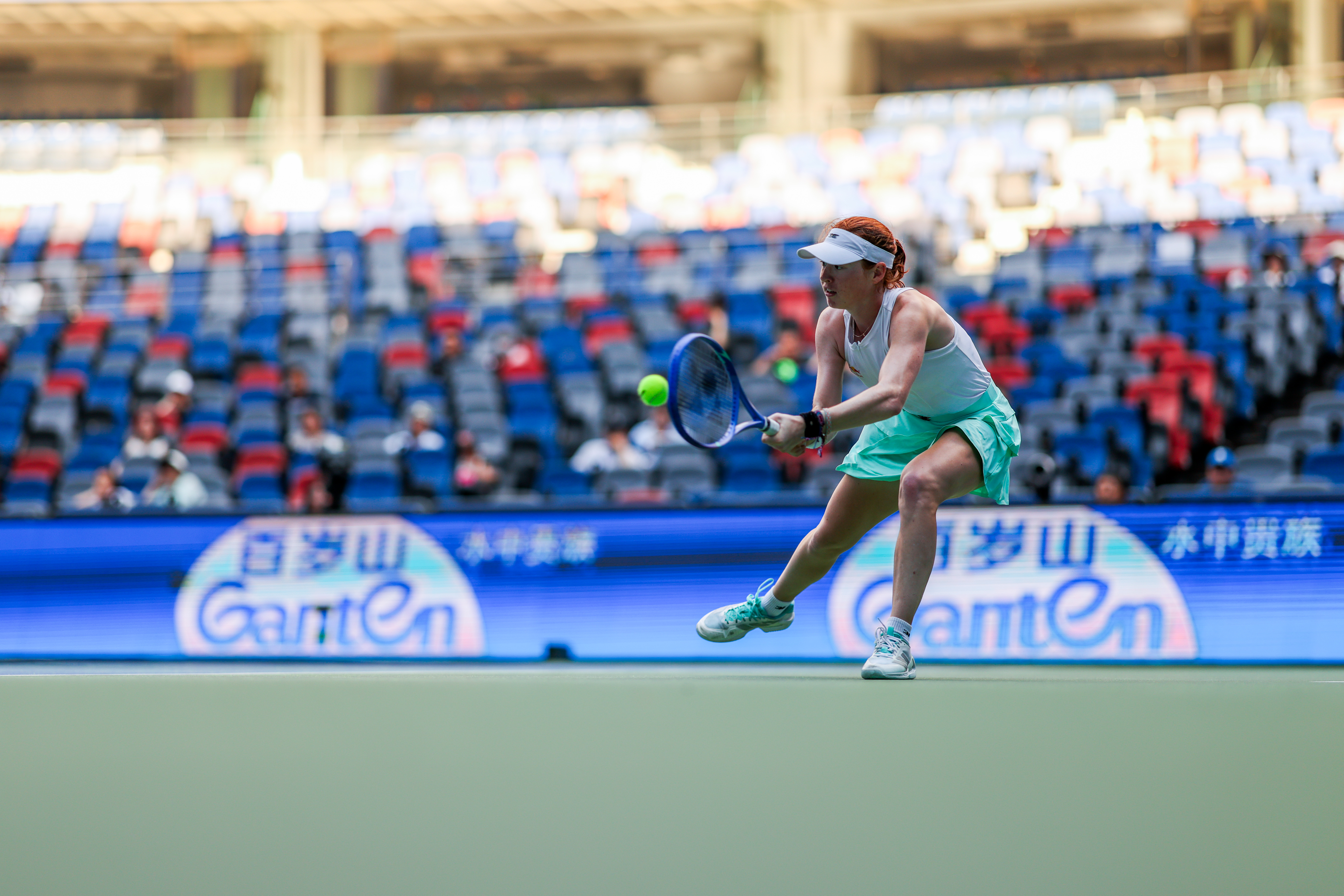Joint holds off Zhu on fifth match point in Wuhan first round