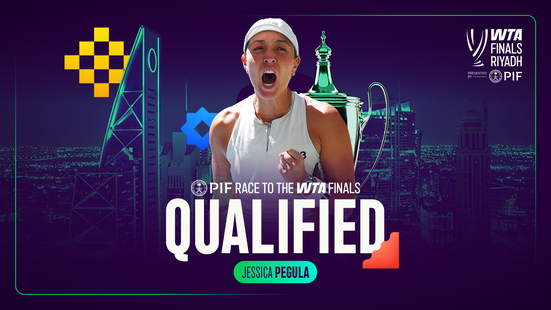 Jessica Pegula, Hsieh Su-Wei and Jelena Ostapenko qualify for WTA ...