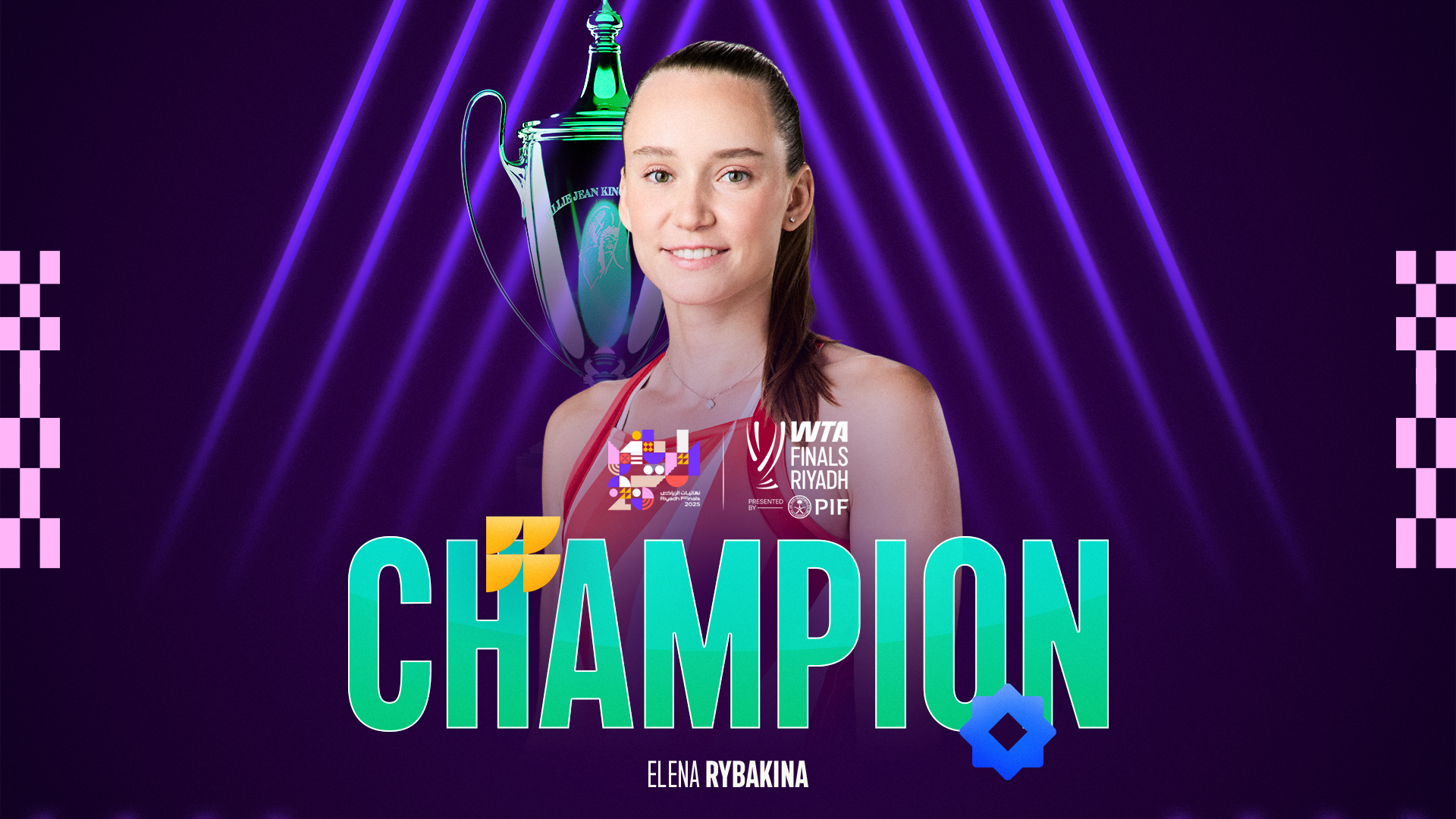 Champions Corner: Catching up with WTA Finals champion Elena Rybakina