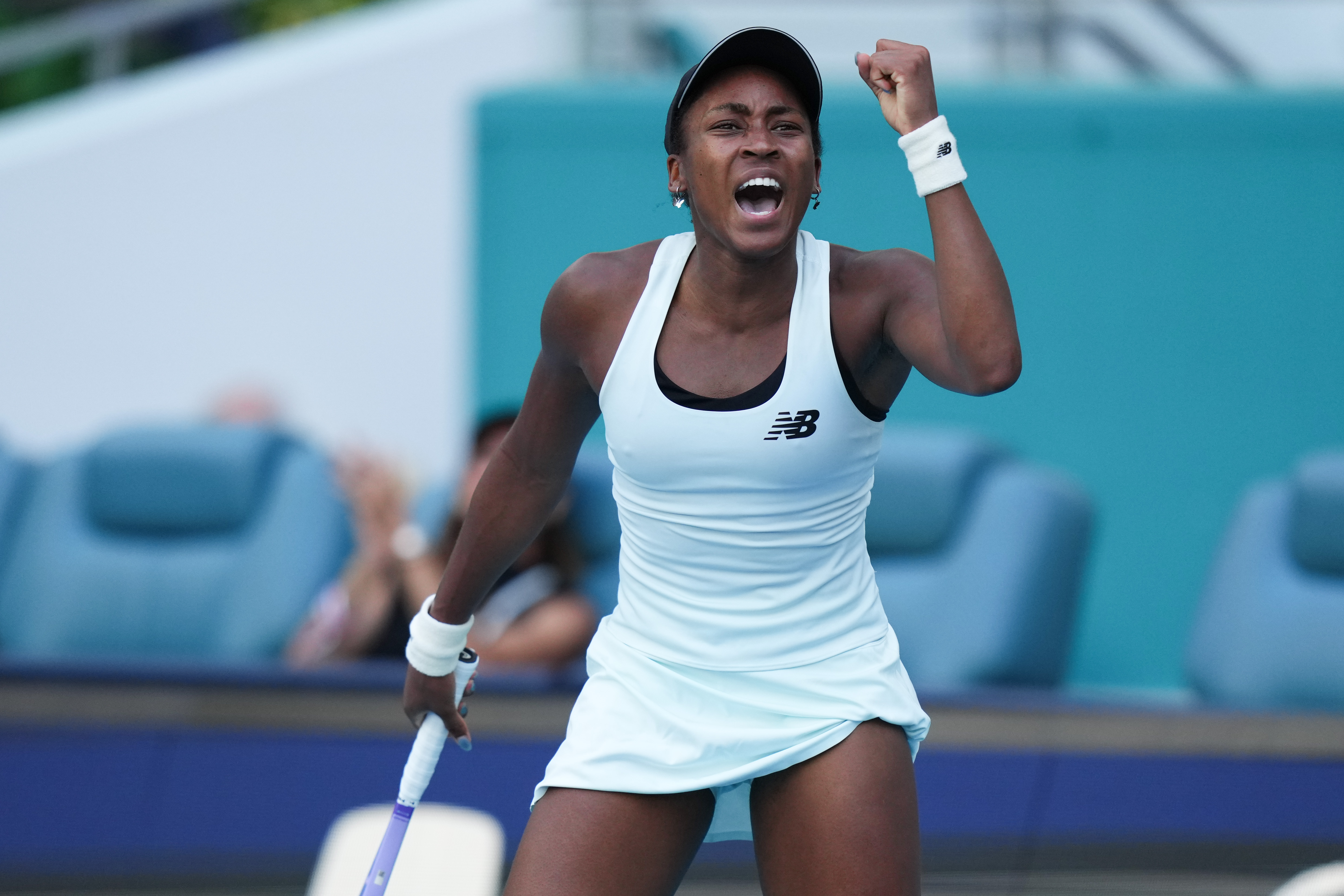'Oh boy, can she run!' Coco Gauff's defense has Miami crowd on its feet